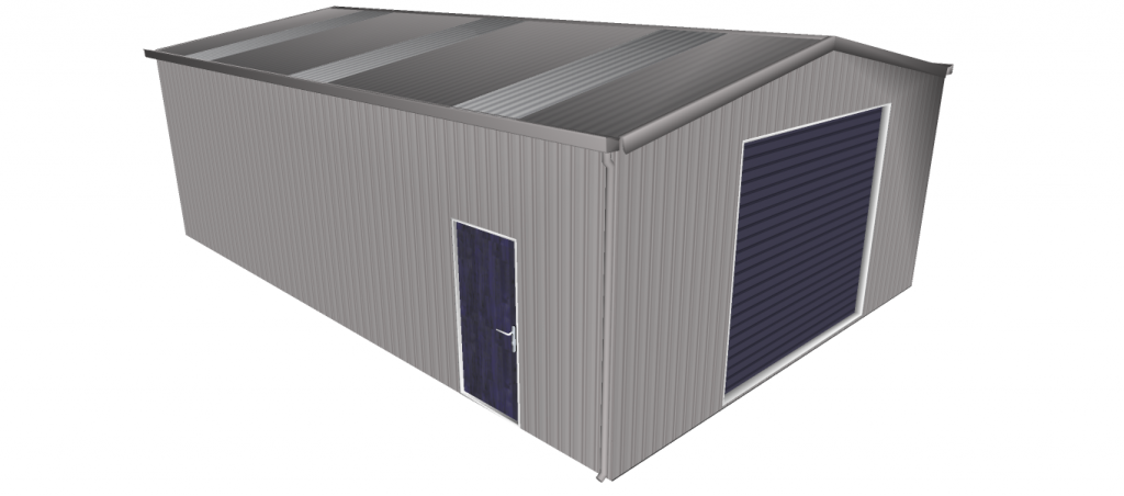 Small Store / Workshop Steel Building | Steel Buildings – OZ-UK Steel ...